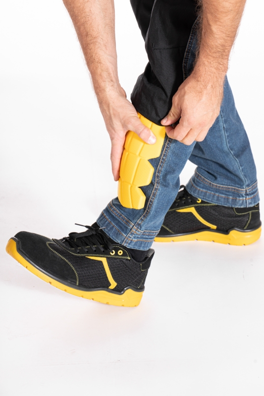 Jeans de travail Fibreflex® avec emplacement genouillères JOBPRO